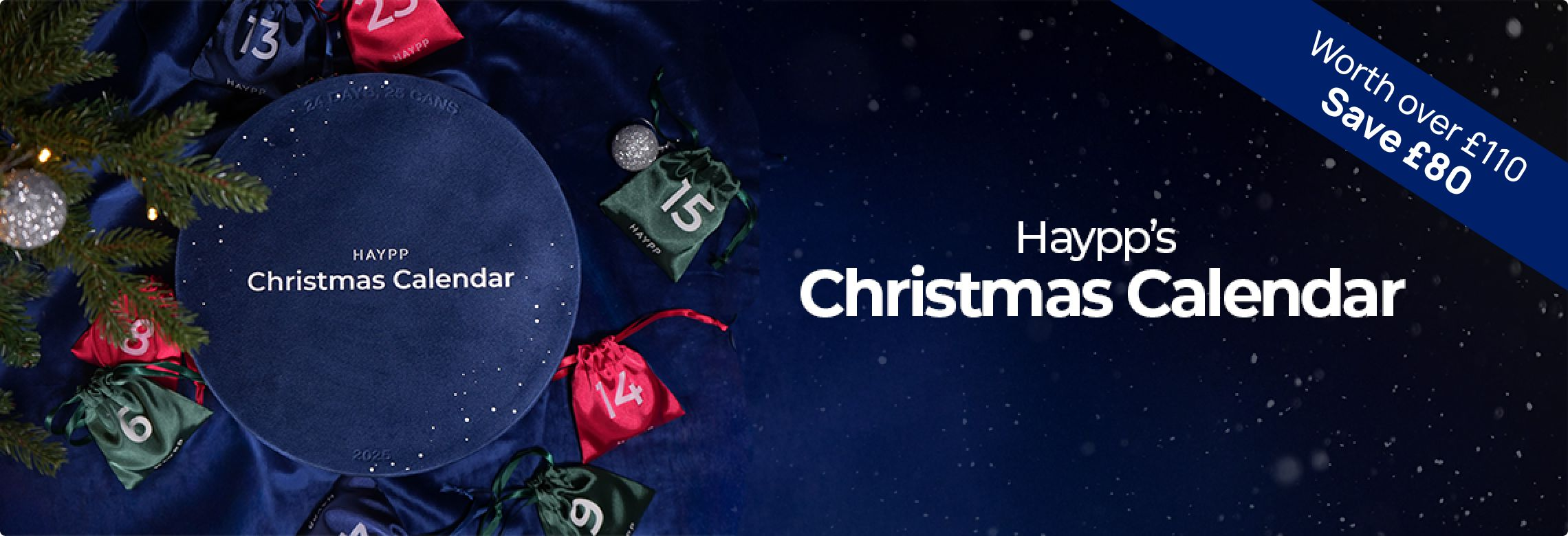 Haypp UK's Snus Advent Calendar 2025 | 25 Cans of Nicotine Pouches